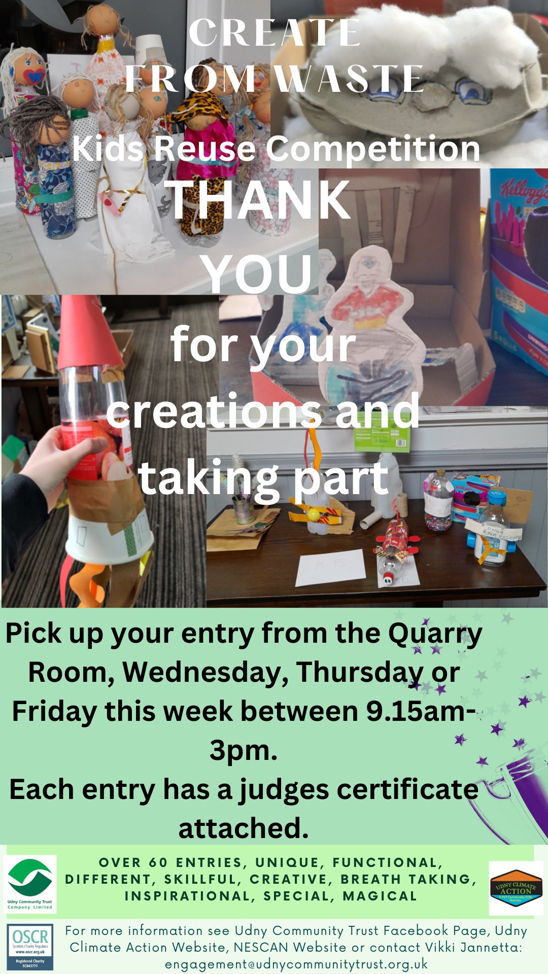 Create from Waste Competition Wrap-up! - UDNY Community Trust Company